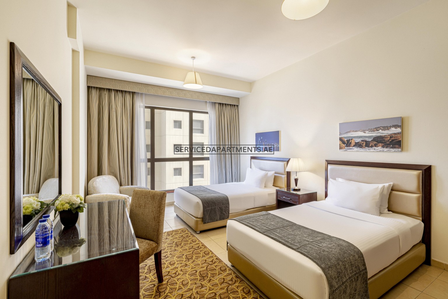 Furnished & Serviced Hotel Apartments for Short and Long Stays in Dubai.