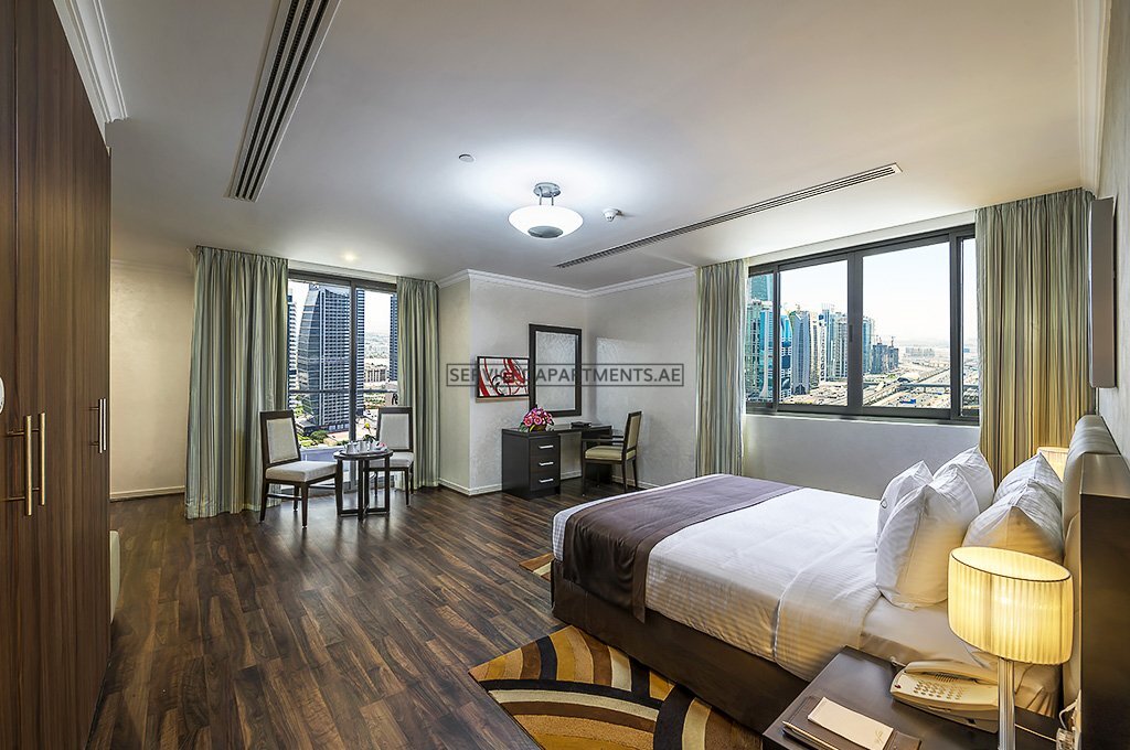 Furnished & Serviced Hotel Apartments for Short and Long Stays in Dubai.